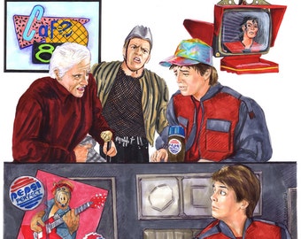 Back to the Future You're a Slacker Mcfly Poster Print by Jim Ferguson ...
