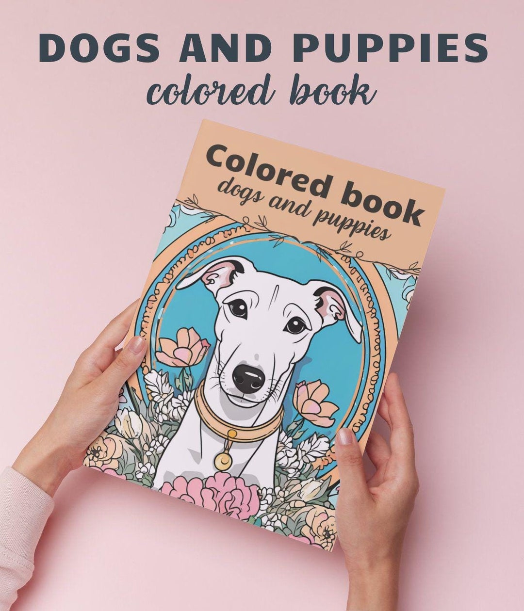Printable Dog and Puppy Mandala Coloring Book 32 Pages Adult & Kids ...