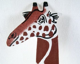 African Animal Leather Bookmark Safari Set Fair Trade Giraffe, Lion and ...