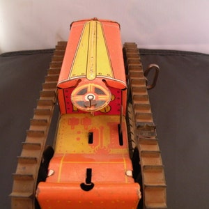 Marx Wind-up Tin Lithographed Tractor – Snap Caterpillar Bulldozer ...