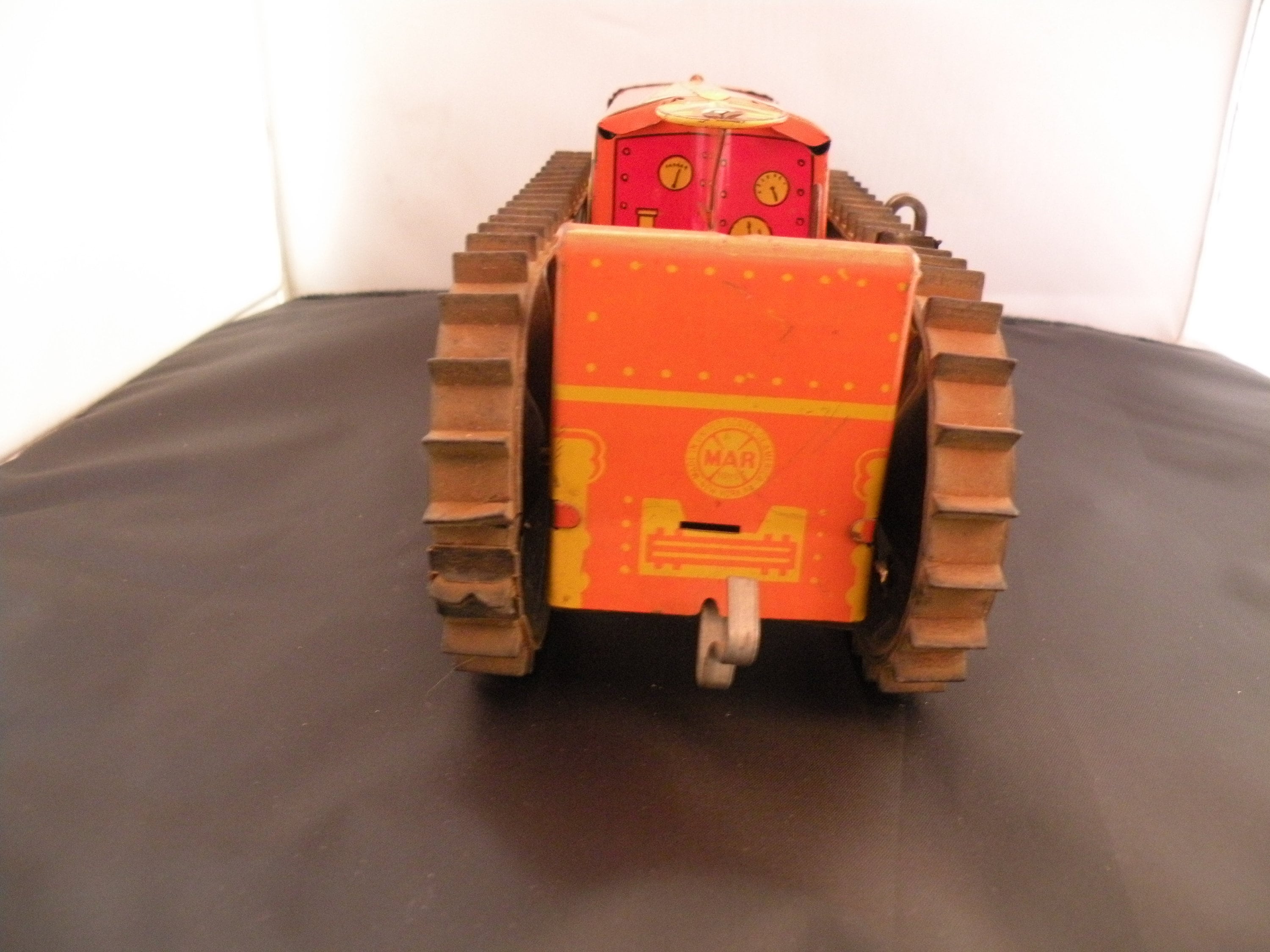 Marx Wind-up Tin Lithographed Tractor Snap Caterpillar Bulldozer ...