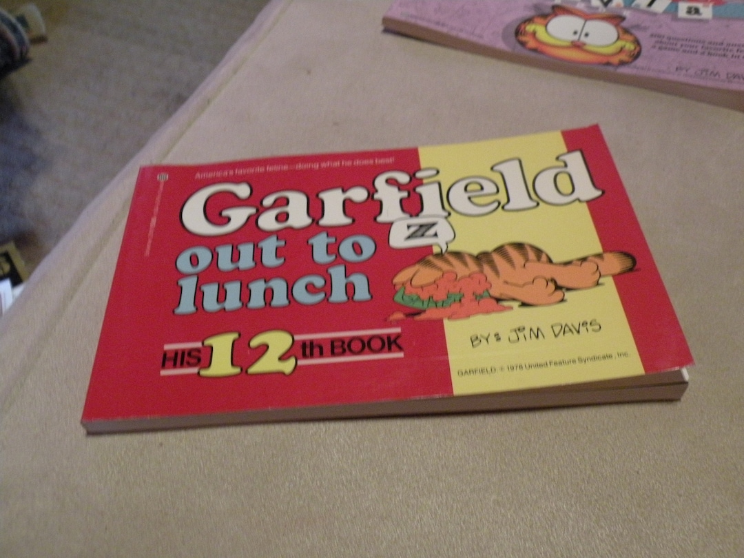 Three Garfield First Edition Books From 1986, Garfield Trivia, Out to ...