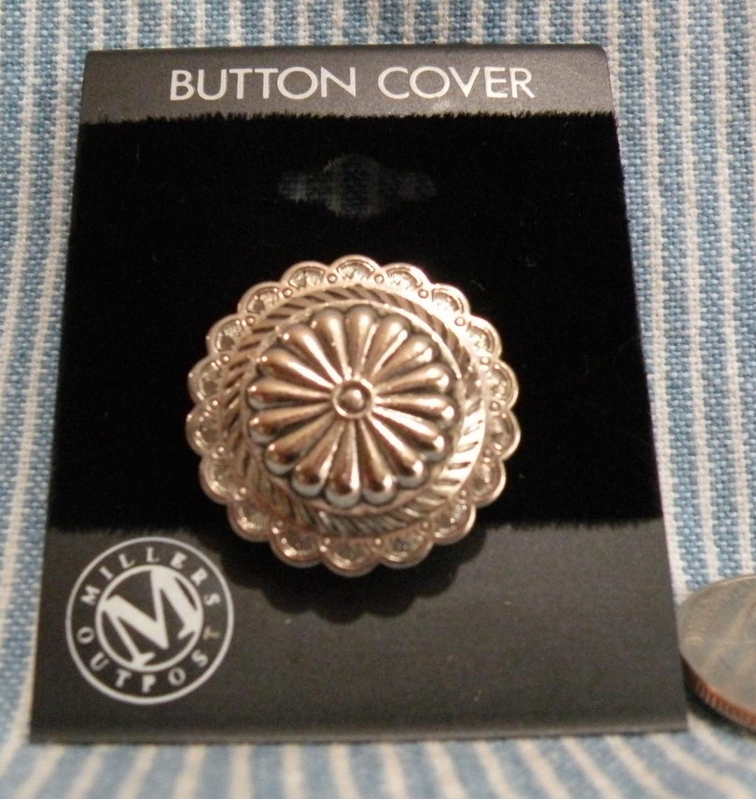 Vintage Western Look Button Cover - Western Wear From the 1980-'s ...