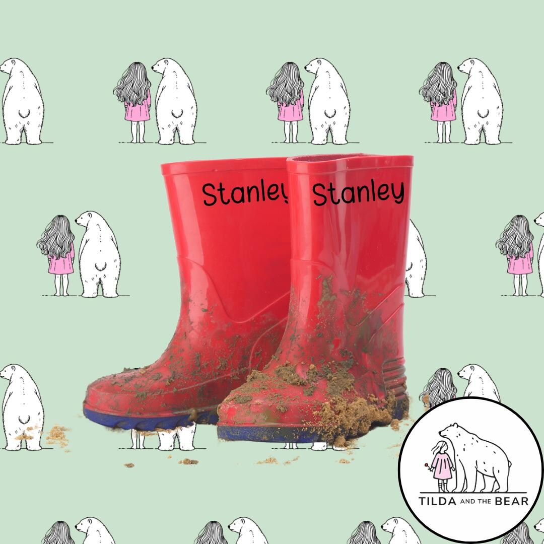 Personalised Name Stickers for Wellies – Waterproof Labels for School ...