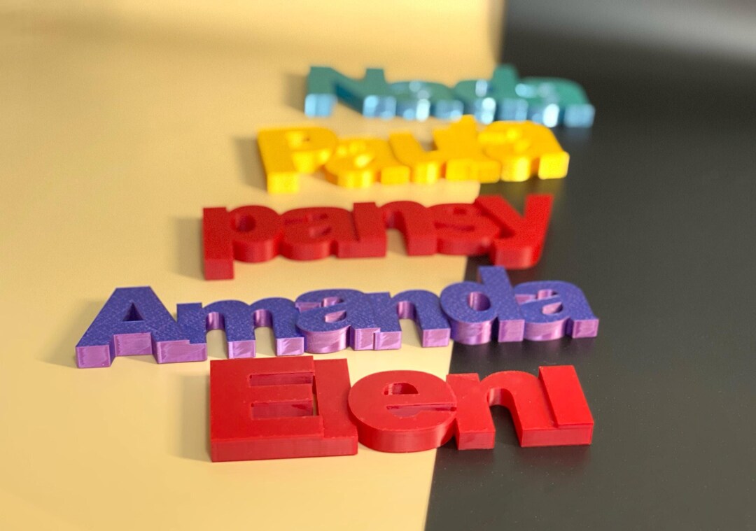 Custom Desk Name Stands - Etsy