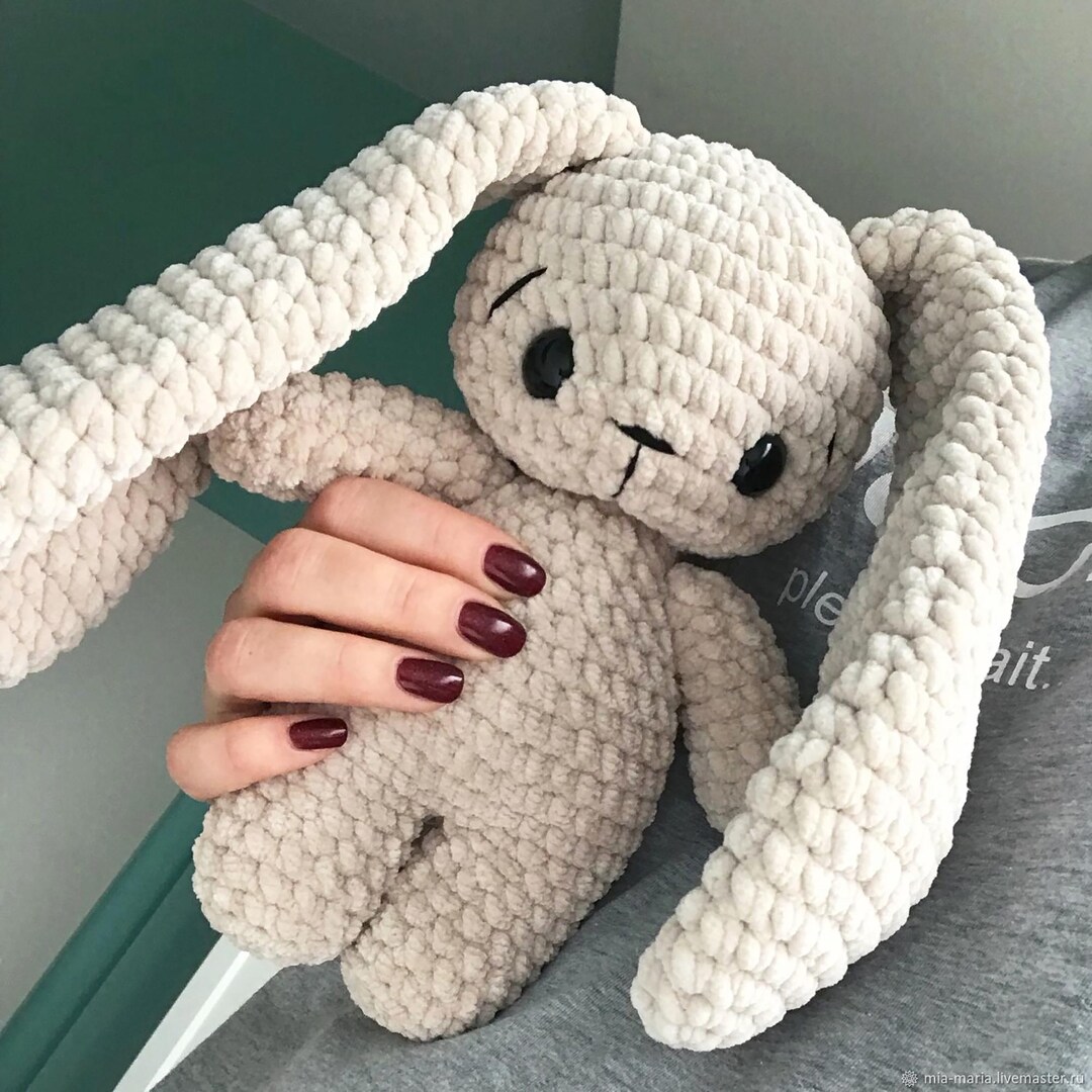 Bunny Crochet Pattern, Amigurumi Pattern Bunny, Bunny Plushies Crochet ...