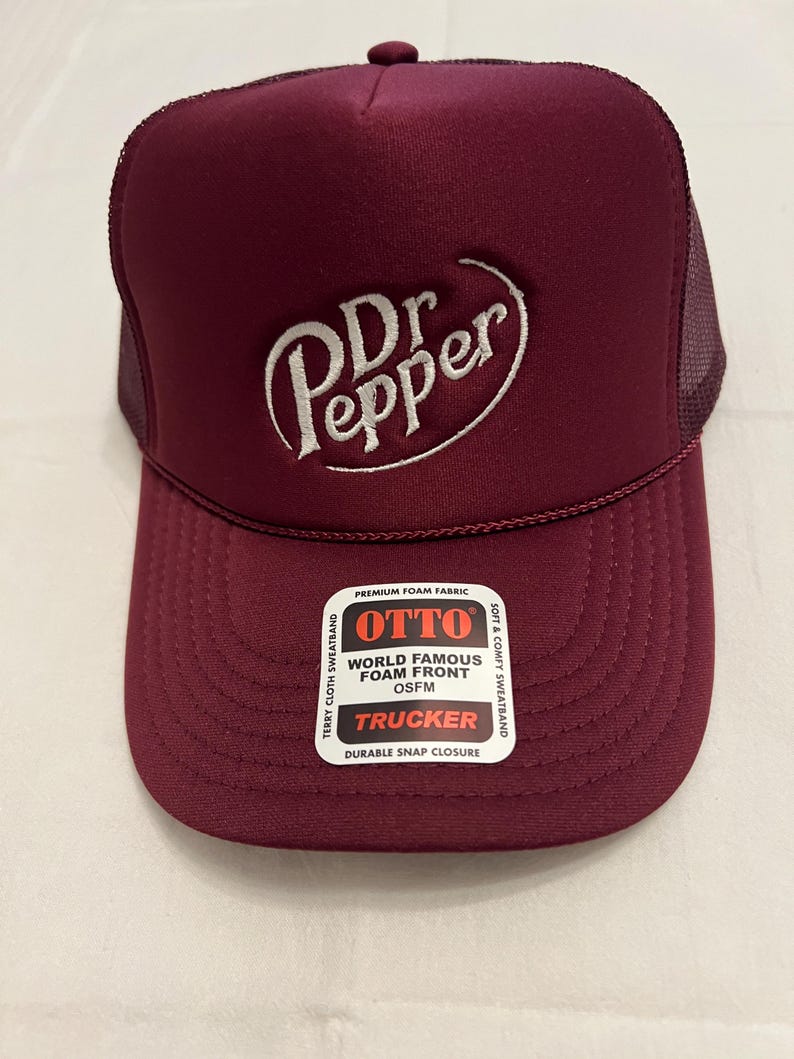 Turn Heads and Quench Your Thirst for Style With the Dr. Pepper Hat! - Etsy
