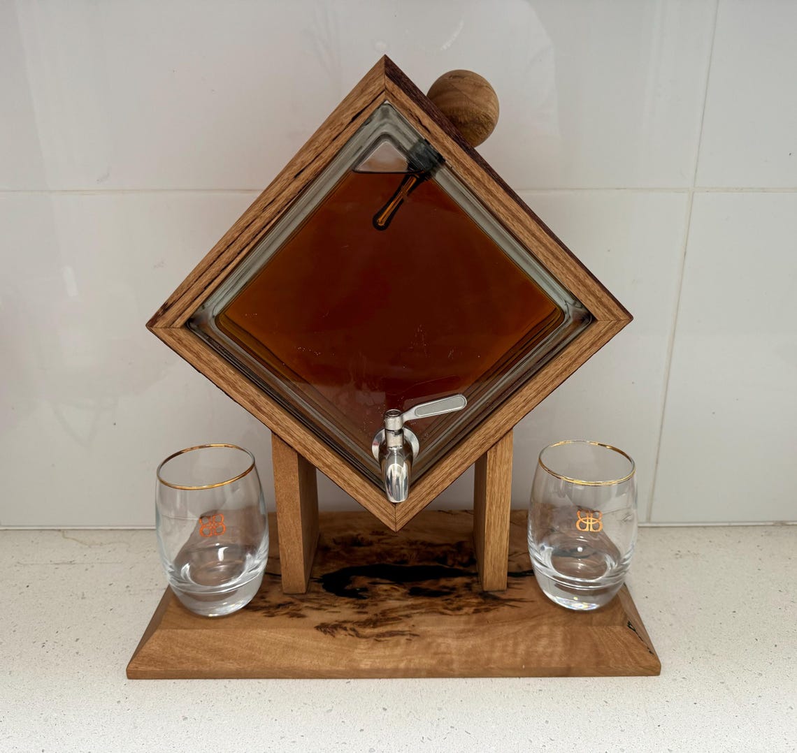 Marri Whiskey Decanter & Dispenser - Etsy