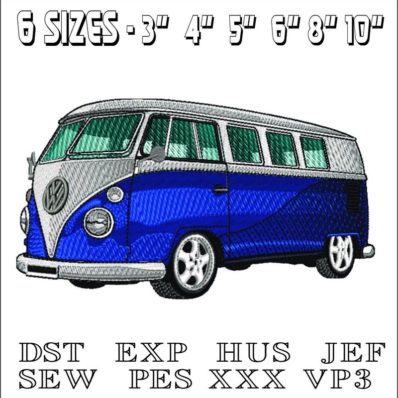 Vw Embroidery - Etsy