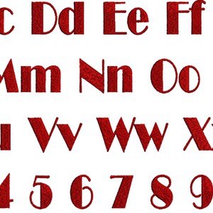 Broadway Font (no Bx Format) Embroidery Design: Machine Embroidery File ...
