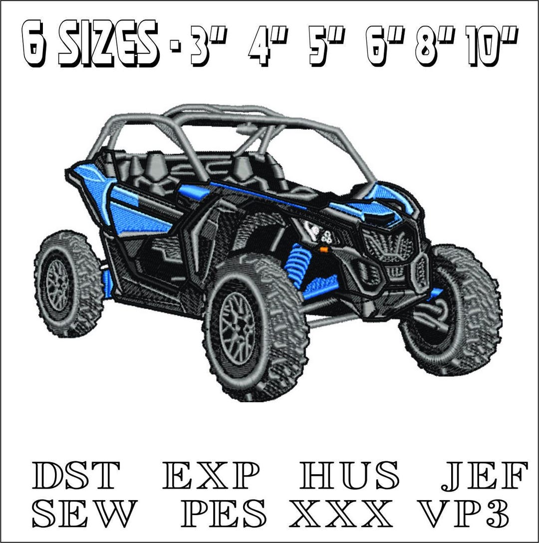 Dune Buggy Machine Embroidery Design (instant Download) - Etsy