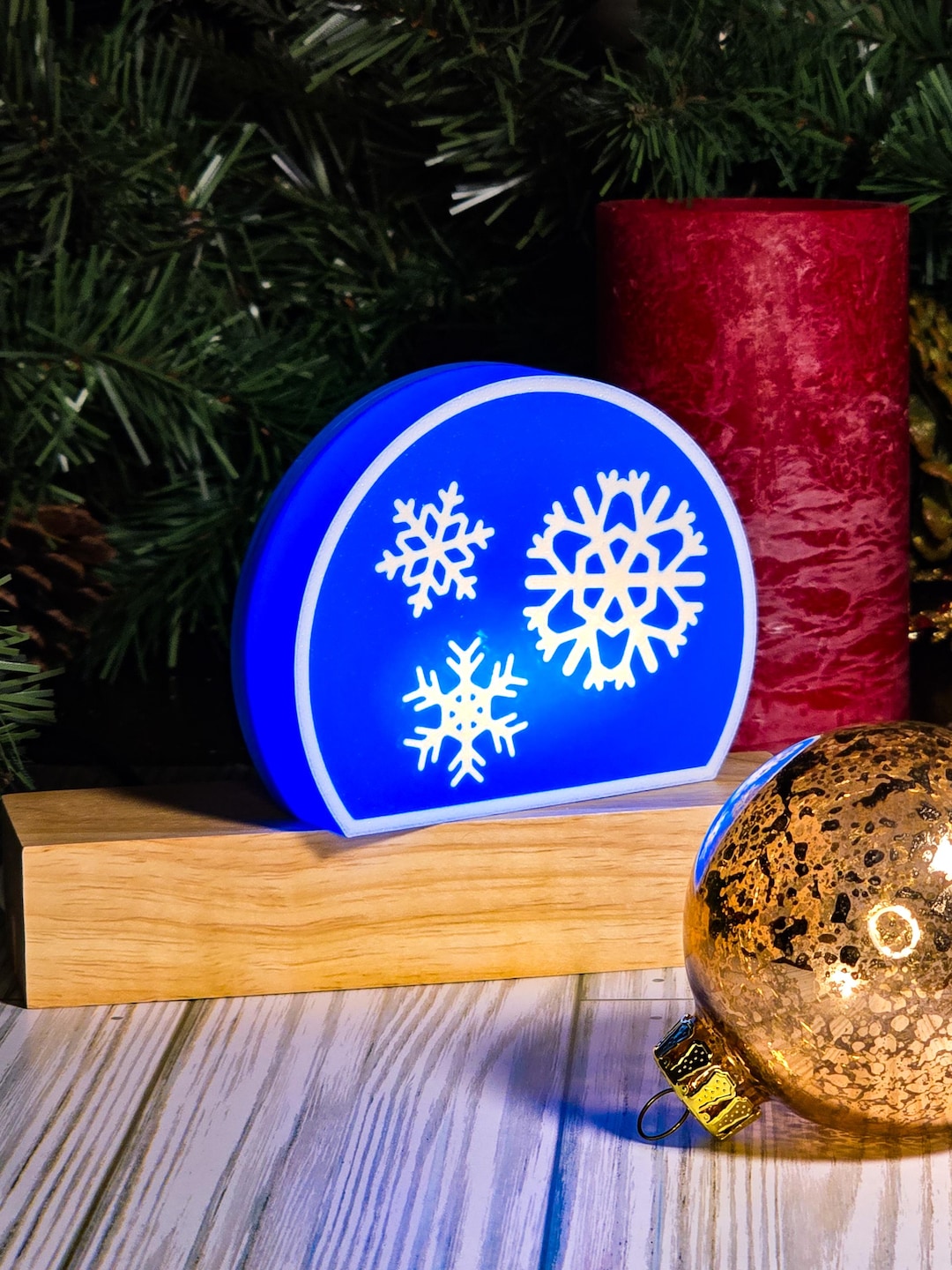 Christmas Light, Holiday Decor, Winter Decoration, Snowflakes , Light ...