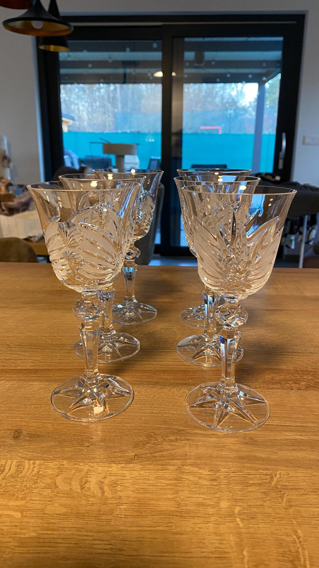 Vintage Rogaska Star Crystal Water Goblet / Wine Glass – 6.69” Tall ...