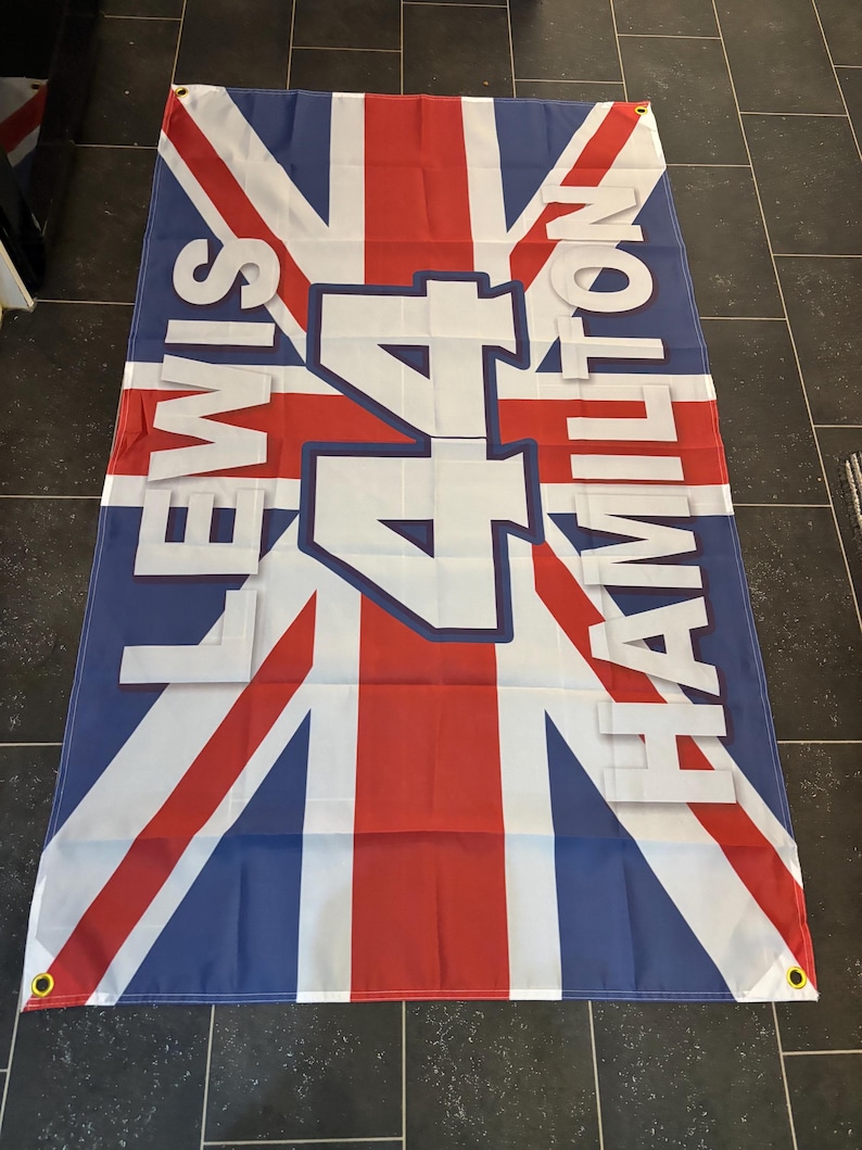 Lewis Hamilton Flag 6ft X 4ft Lewis Hamilton Formula 1 Flag Banner Gift ...