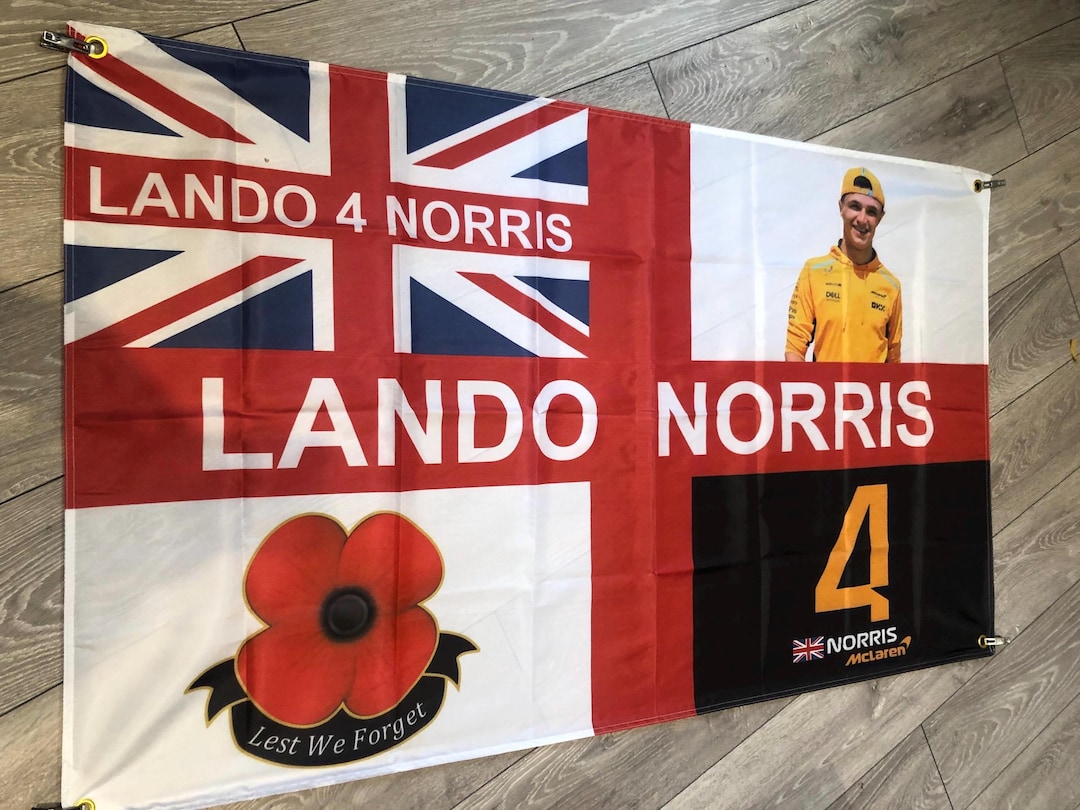 Lando Norris Flag 6ft X 4ft Lando Norris Formula 1 Flag Banner Gift ...