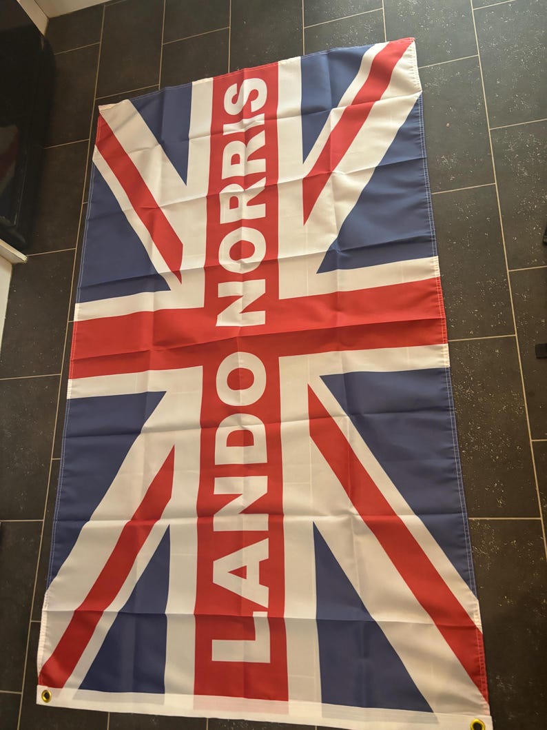 Bandera de McLaren F1 LANDO NORRIS. 6 pies x 4 pies. Entrega gratuita ...