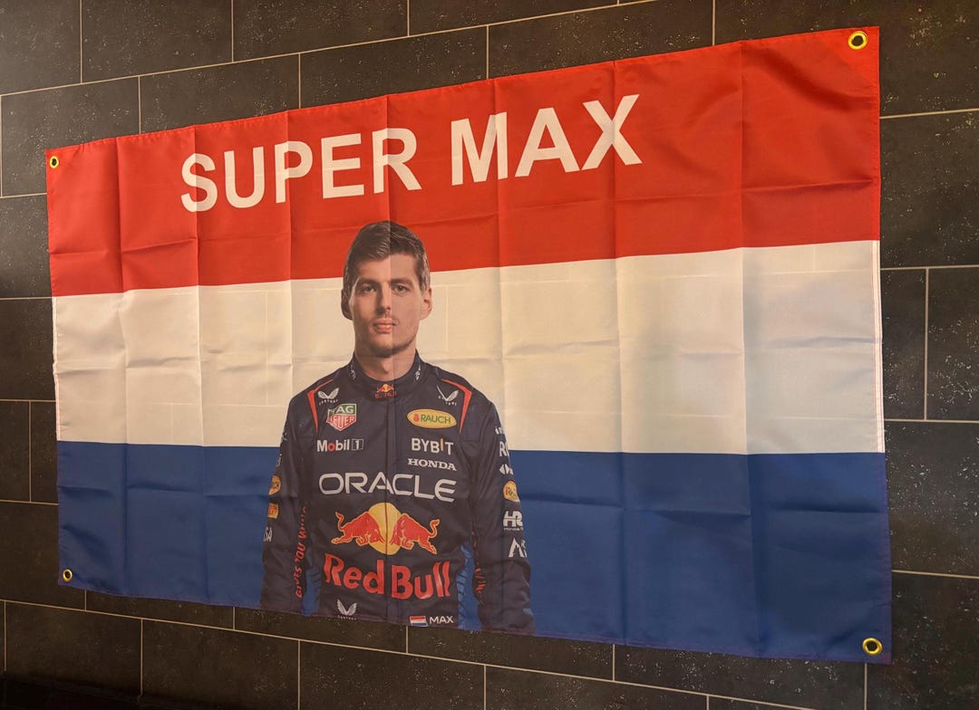 Max Verstappen Flag 6x4 Max Verstappen Formula 1 Flag Banner Gift Red ...