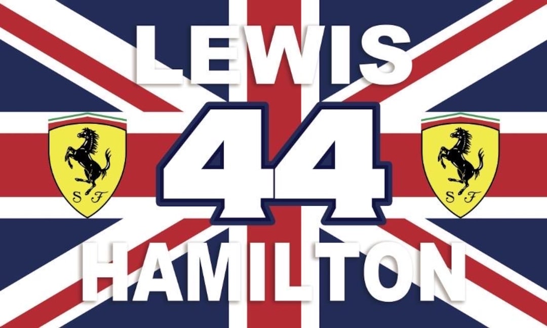 Ferrari Flag 5x3 Lewis Hamilton Formula 1 Flag Banner Gift Red Bull ...