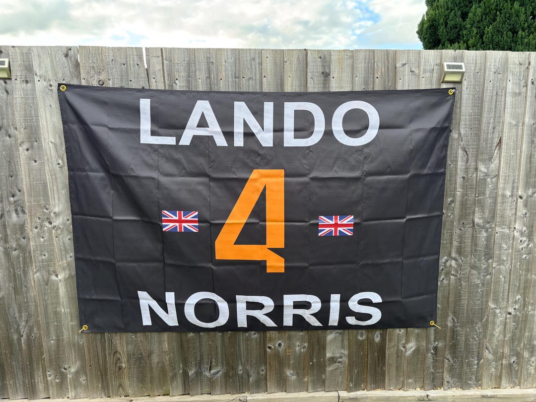 Lando Norris Flag 6ft X 4ft Lando Norris Formula 1 Flag Banner Gift ...