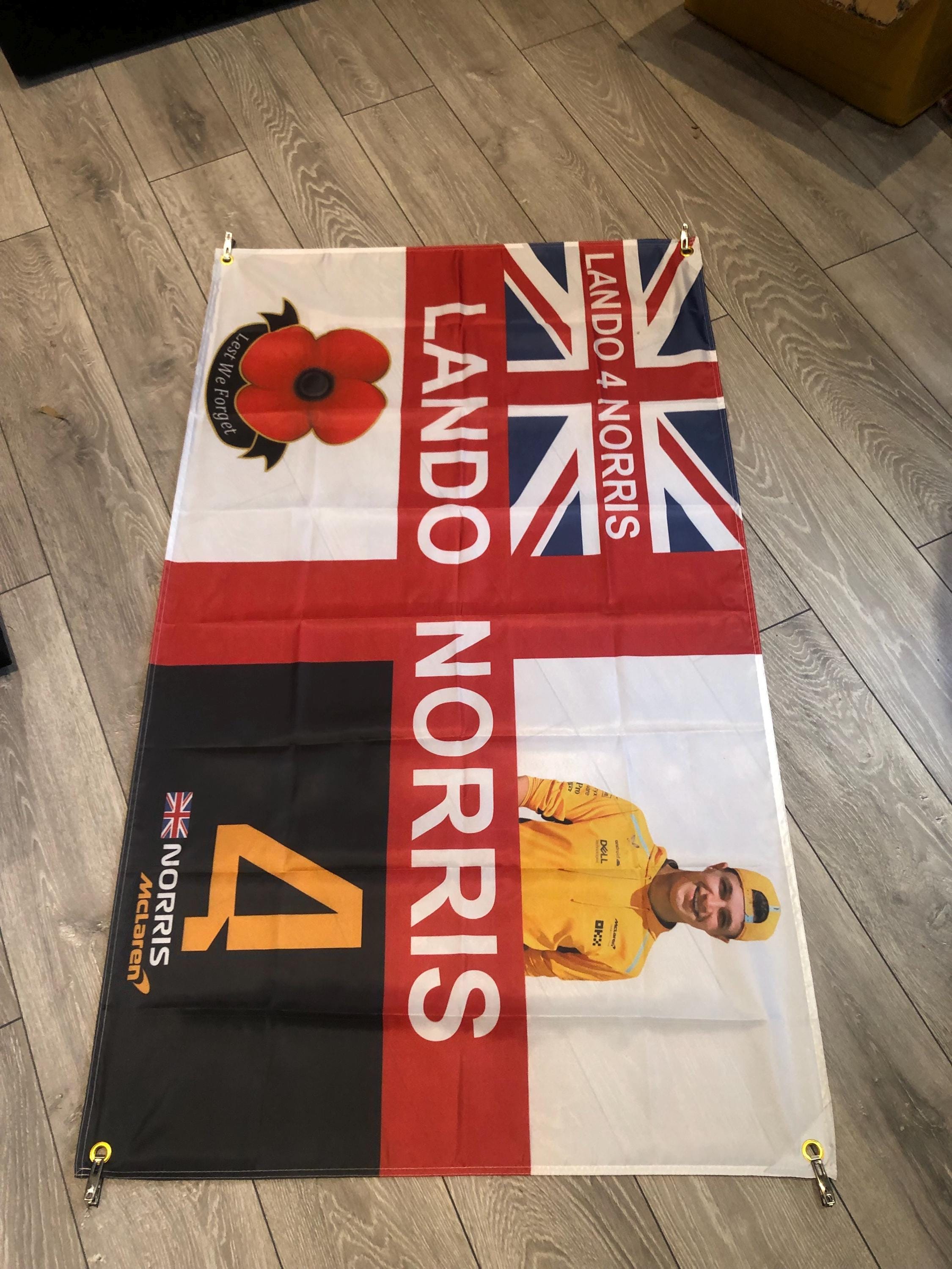 Lando Norris Flag 6ft X 4ft Lando Norris Formula 1 Flag Banner Gift ...
