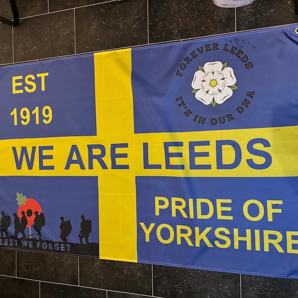 Leeds United Scarf - Etsy UK
