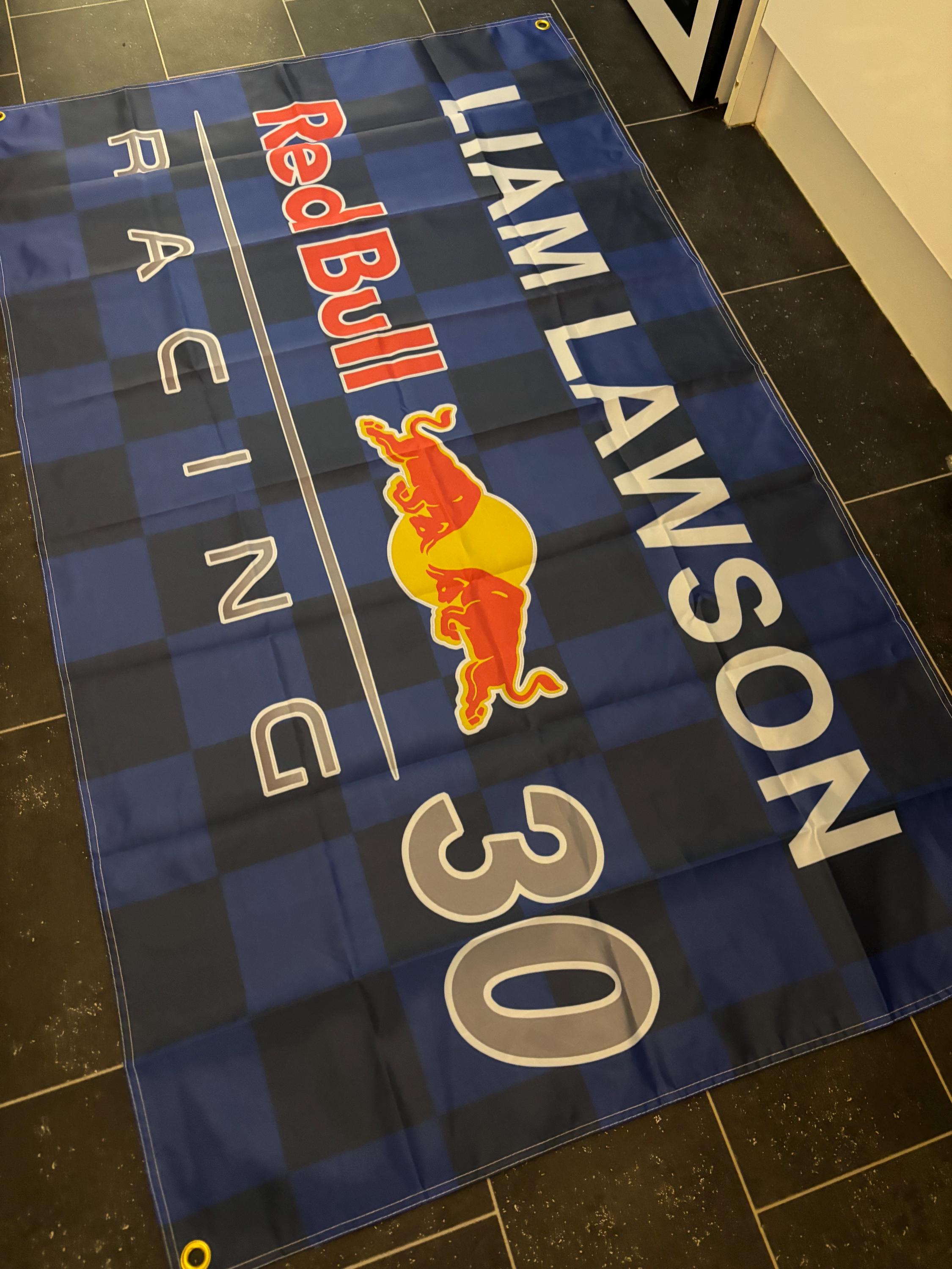 Liam Lawson Flag 6x4 Red Bull Flag Formula 1 Flag Banner Gift Red Bull ...