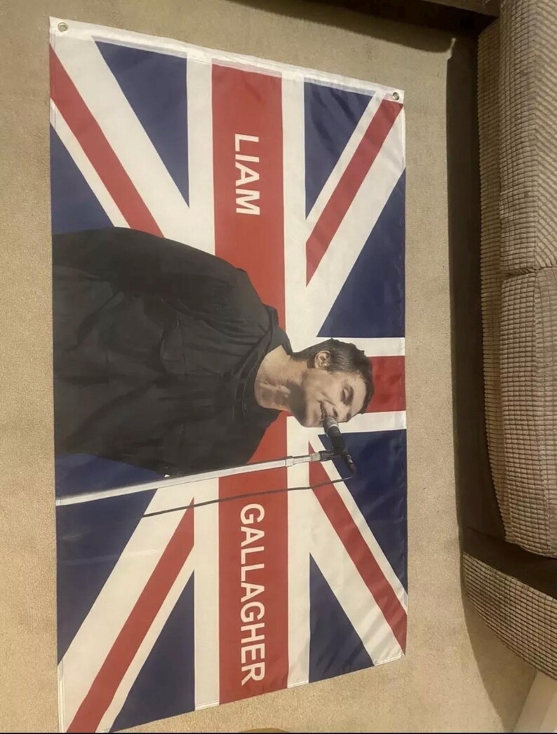 Liam Gallagher Flag 6ft X 4ft Oasis Flag Banner Wallart Oasis Flag - Etsy