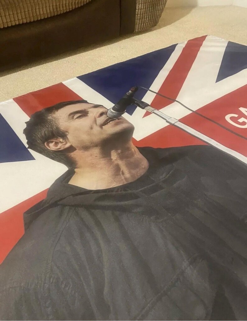 Liam Gallagher Flag 6ft X 4ft Oasis Flag Banner Wallart Oasis Flag - Etsy