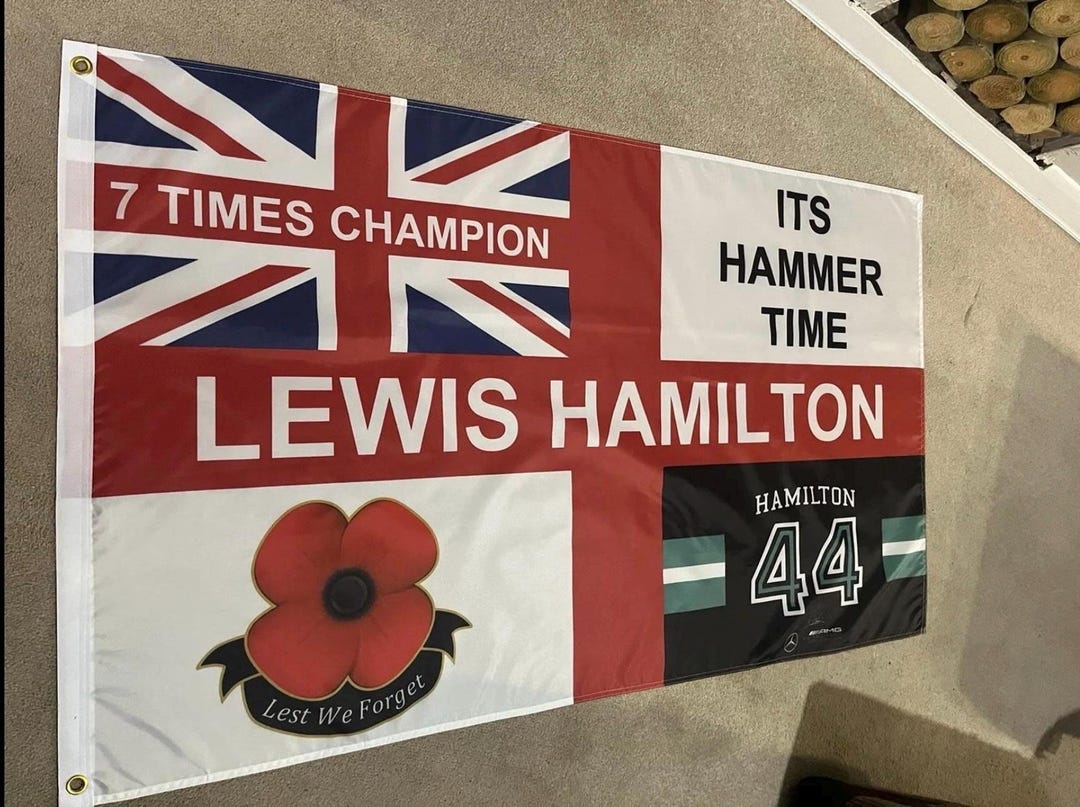 Lewis Hamilton Flag 5x3 Lewis Hamilton Formula 1 Flag Banner Gift - Etsy