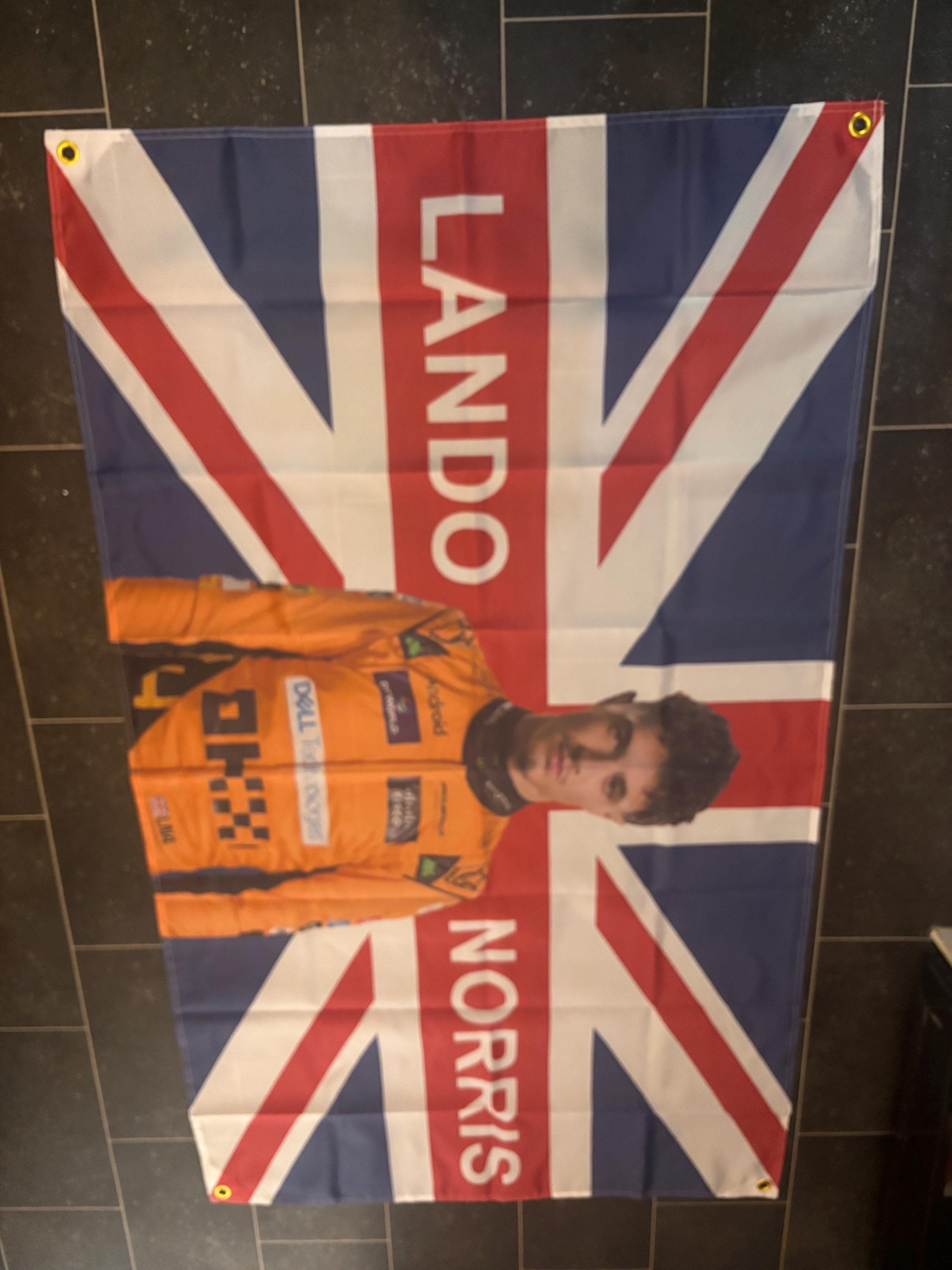 Mclaren F1 LANDO NORRIS Flag. 5FT X 3FT. Free Delivery. Brand New ...