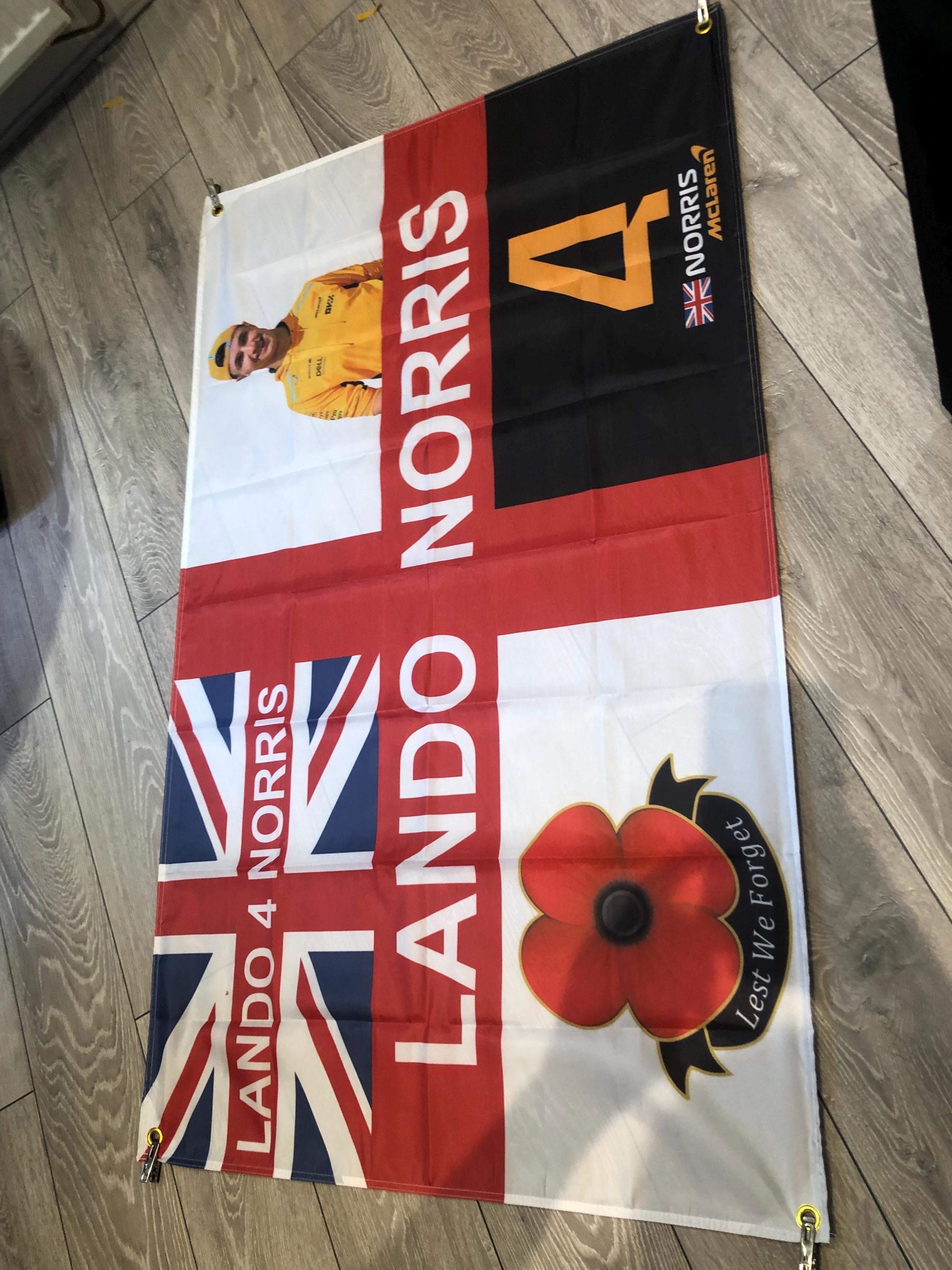 Lando Norris Flag 6ft X 4ft Lando Norris Formula 1 Flag Banner Gift ...