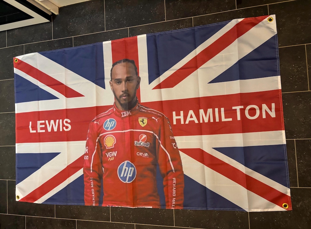 Ferrari Flag 6x4 Lewis Hamilton Formula 1 Flag Banner Gift Ferrari F1 ...