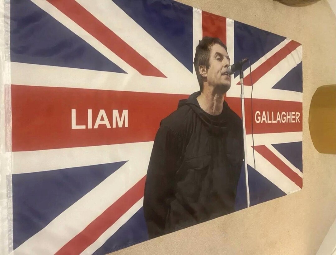 Liam Gallagher Flag 5ft X 3ft Oasis Flag Banner Wallart Oasis Flag - Etsy