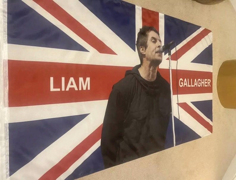 Liam Gallagher Flag 5ft X 3ft Oasis Flag Banner Wallart Oasis Flag - Etsy