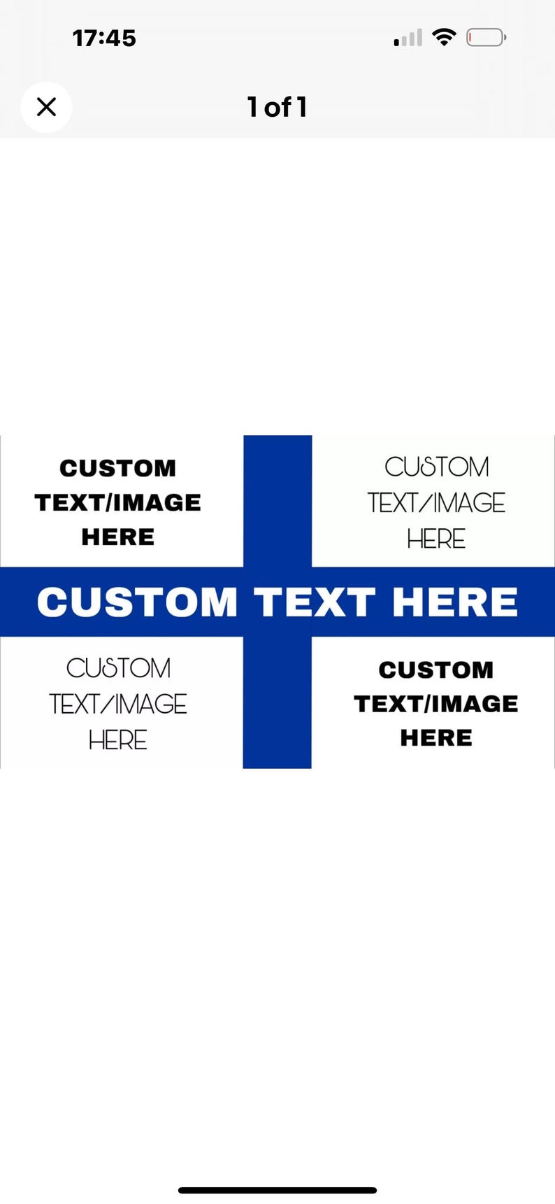 Custom Football Flag 5ft X 3ft Any Team Any Logo England Custom ...