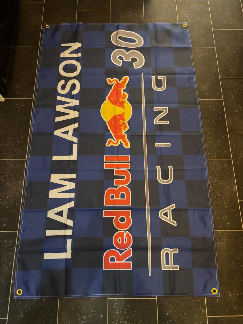 Liam Lawson Flag 6x4 Red Bull Flag Formula 1 Flag Banner Gift Red Bull ...