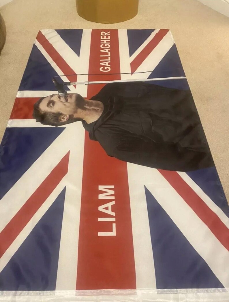 Liam Gallagher Flag 6ft X 4ft Oasis Flag Banner Wallart Oasis Flag - Etsy