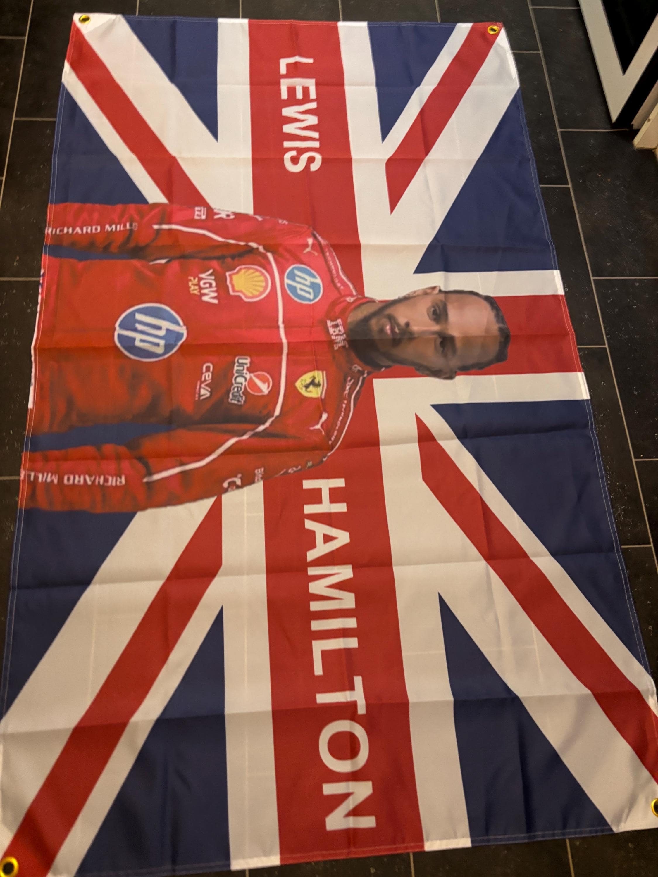 Ferrari Flag 6x4 Lewis Hamilton Formula 1 Flag Banner Gift Ferrari F1 ...