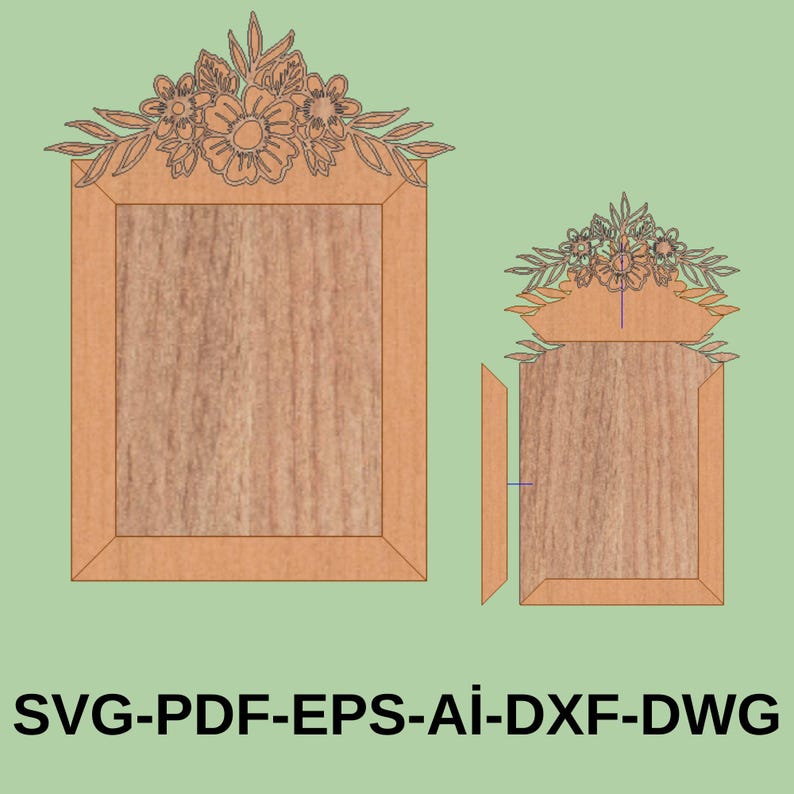 Frames Laser Cut Files SVG, Photo Frame Bundle, Glowforge File,vintage ...