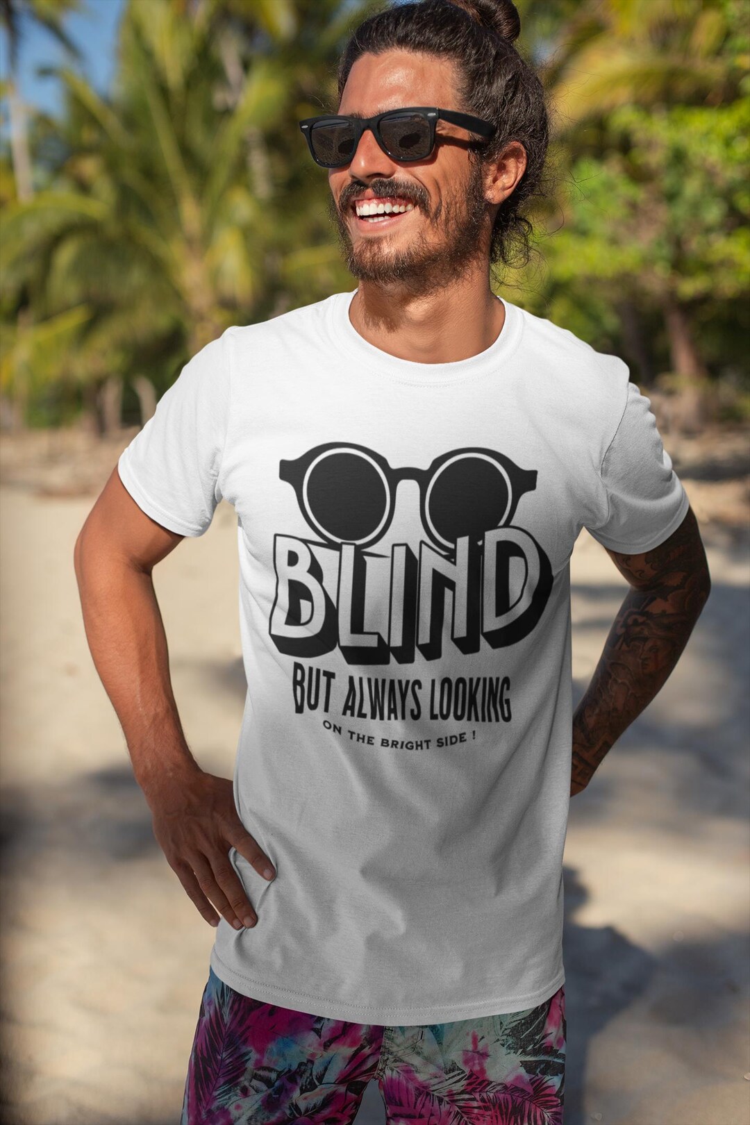 Blind T-shirt, Visually Impaired Awareness Shirt, Unisex, Blind Support ...
