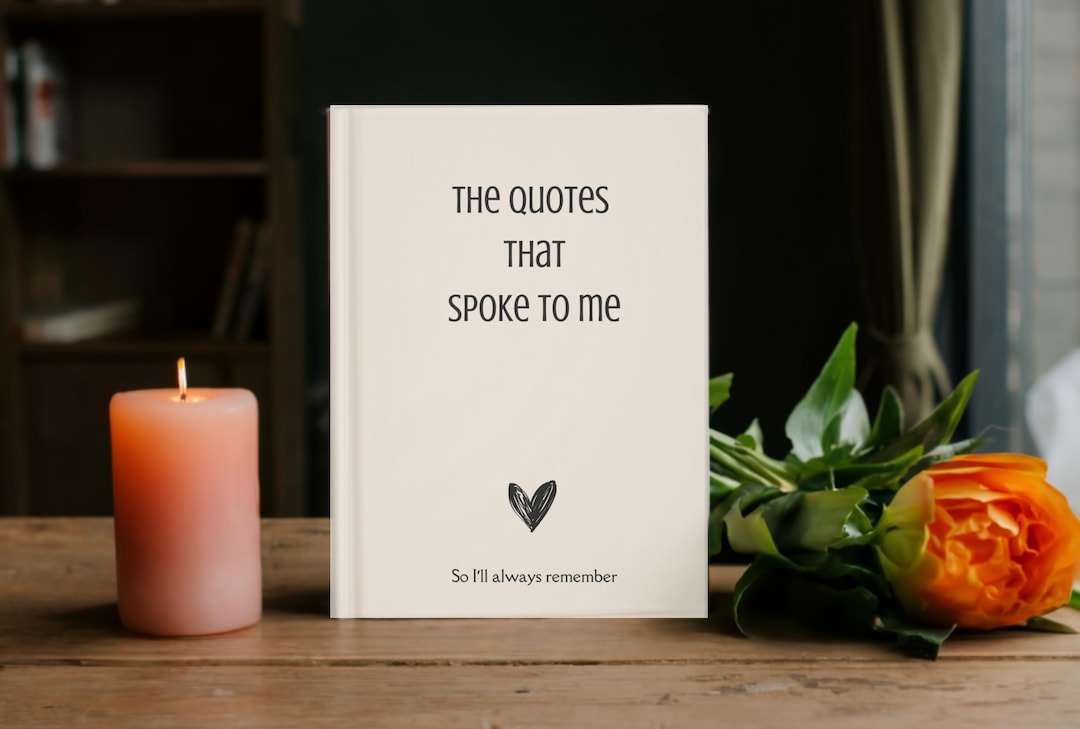 Quote Collection Journal, Reading Journal for Book Lover, Book Club ...