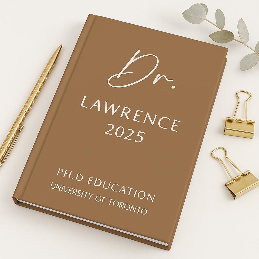 Custom Doctorate Graduation Gift Journal for Ph.d. Graduate Doctoral ...