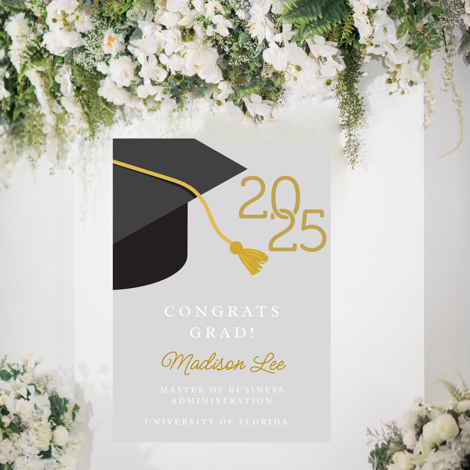 Graduation Backdrop Personalized,custom Graduation Banner 2025 ...