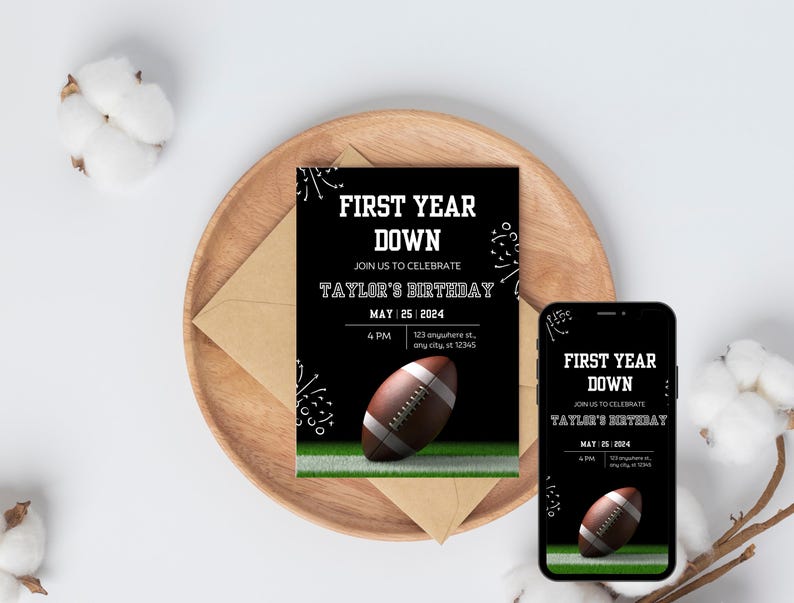 Ball Sports Birthday Party Invitation, Sports Theme Party, Basketball ...