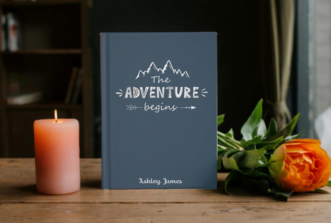 Custom the Adventure Begins Journal, Farewell Gift for Friend, Coworker ...