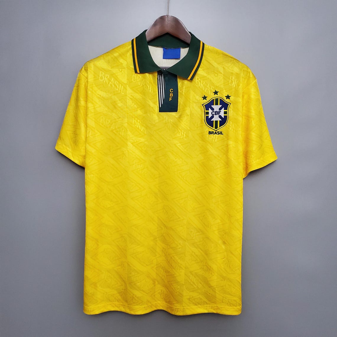 Brazil 1992 Jersey Adult Custom All Sizes | Brazil Soccer Jersey ...
