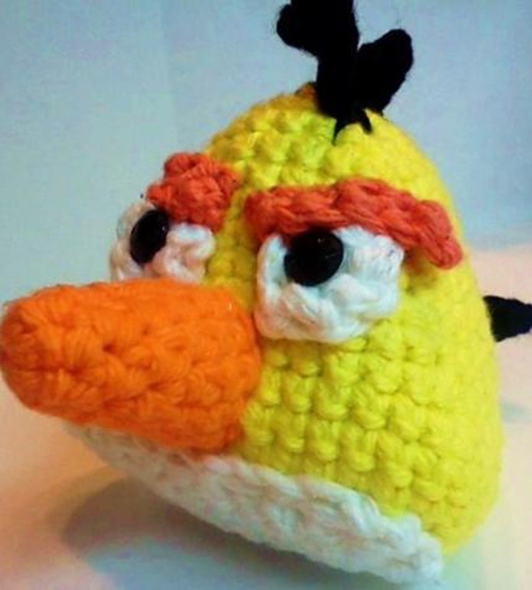 Angry Yellow Bird Amigurumi Crochet Pattern - Etsy