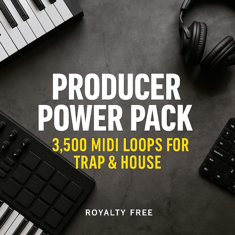 Trap Essentials Producer Kit – 3500+ MIDI Chords, Melodies (digital ...