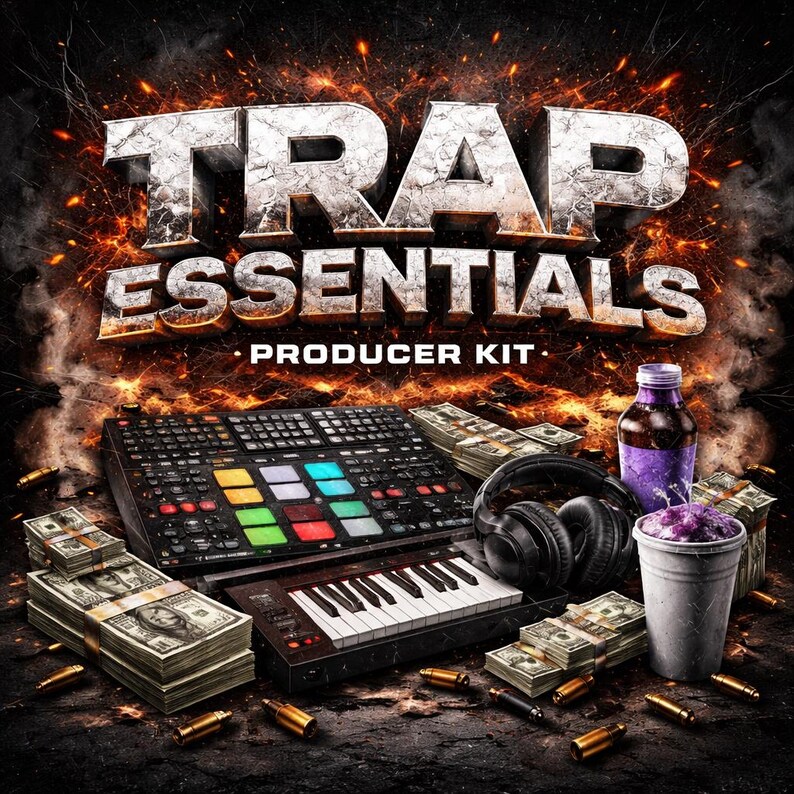 Trap Essentials Producer Kit – 3500+ MIDI Chords, Melodies (digital ...