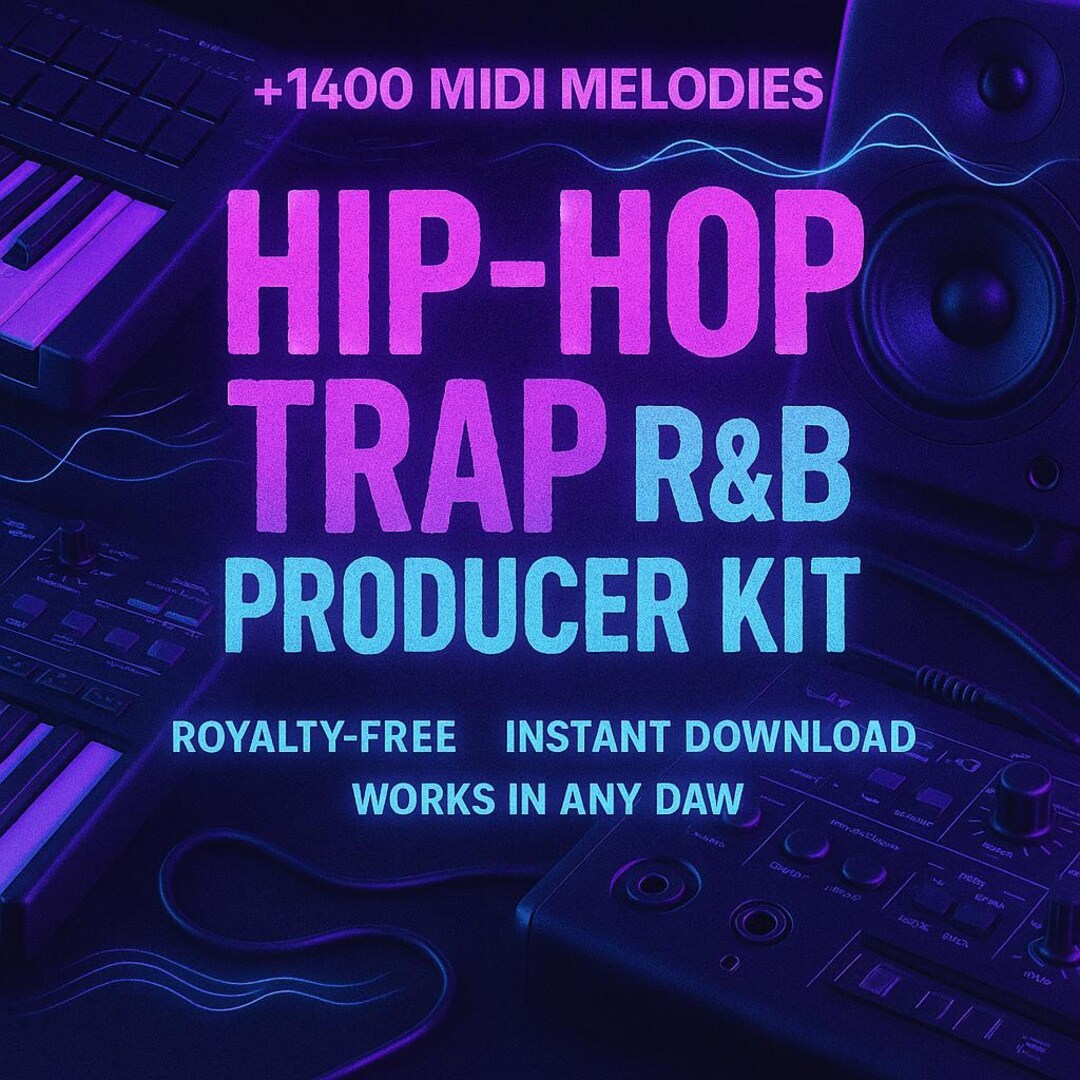 All-in-one Producer MIDI Kit – 1400+ Hiphop, Trap & Rnb Melodies ...